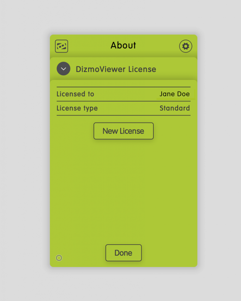 Activate dizmoViewer - dizmo